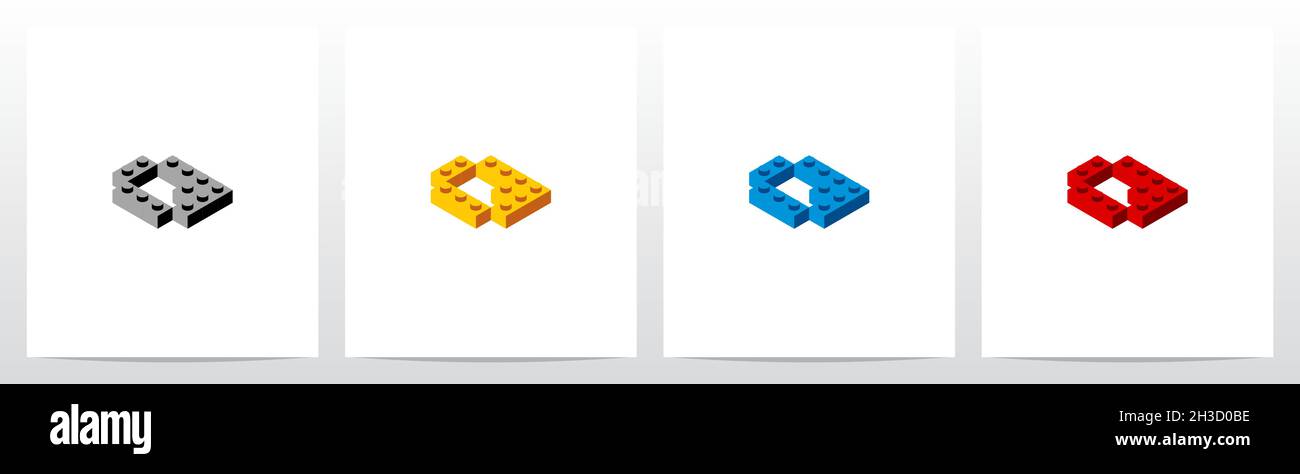 Brick assembly building Stock Vector Images - Alamy