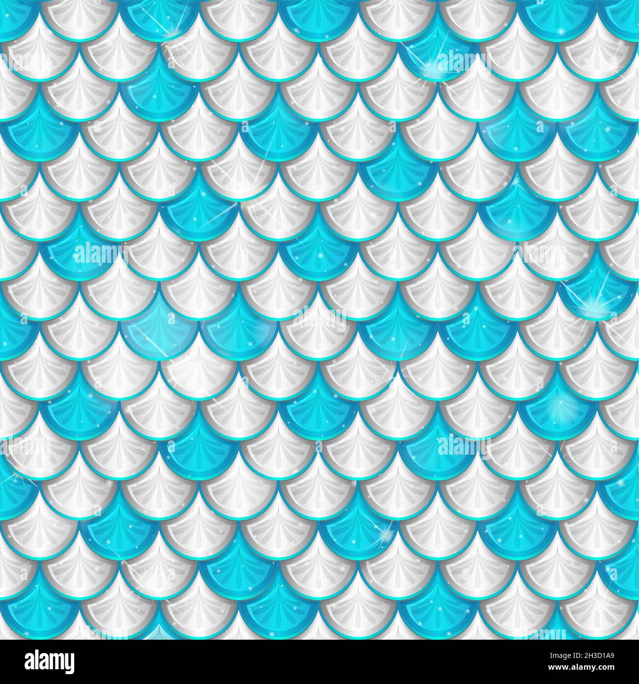 Fish scale seamless pattern background illustration Stock Vector Image ...