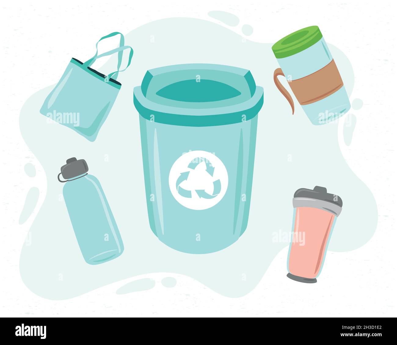 five less plastic set icons Stock Vector Image & Art - Alamy