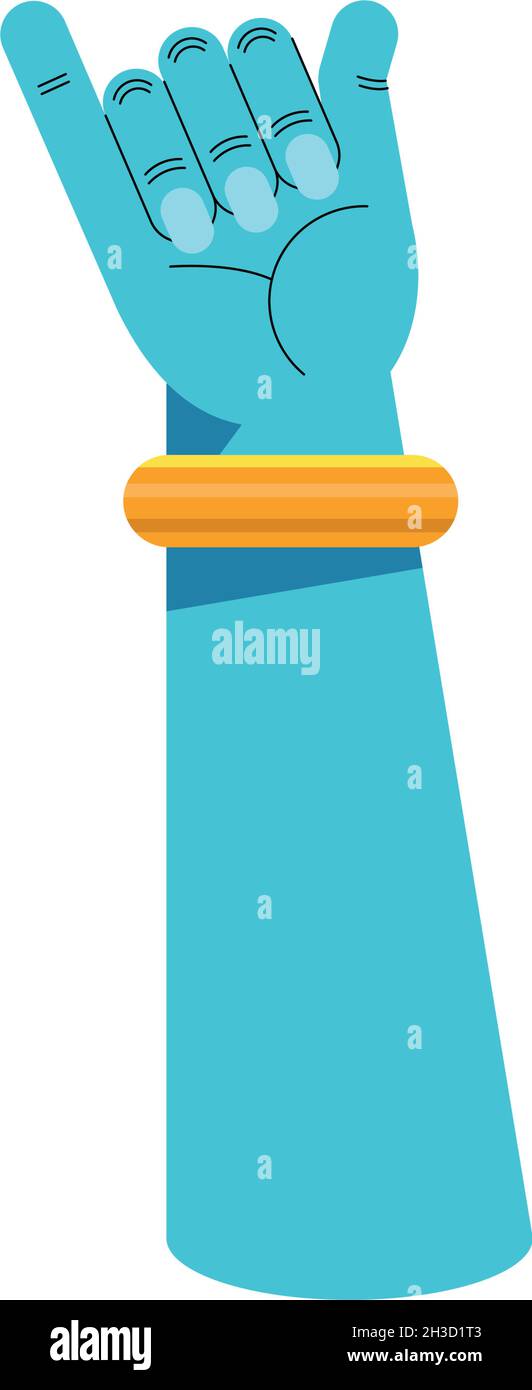 krishna lord hand blue icon Stock Vector Image & Art - Alamy