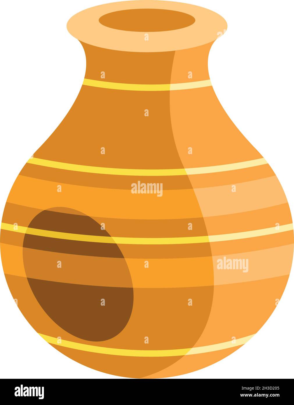 golden ceramic jar indian icon Stock Vector Image & Art - Alamy
