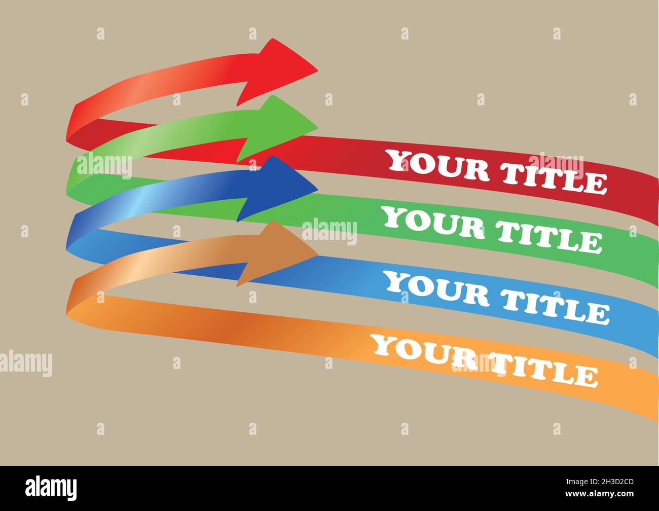 Creative Arrow Vector Layout Design with typography and text space ...