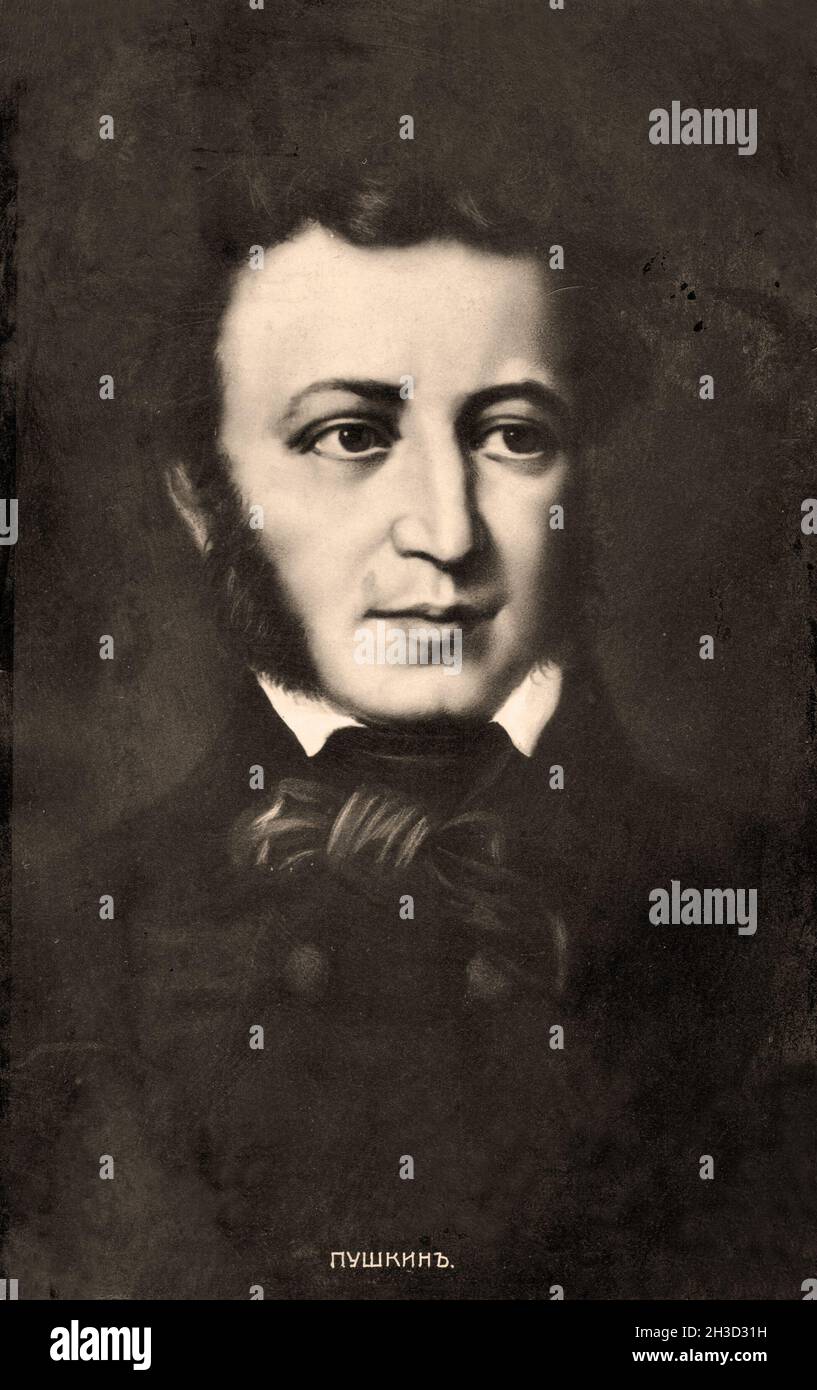 Vintage portrait of a russian man Stock Photo - Alamy