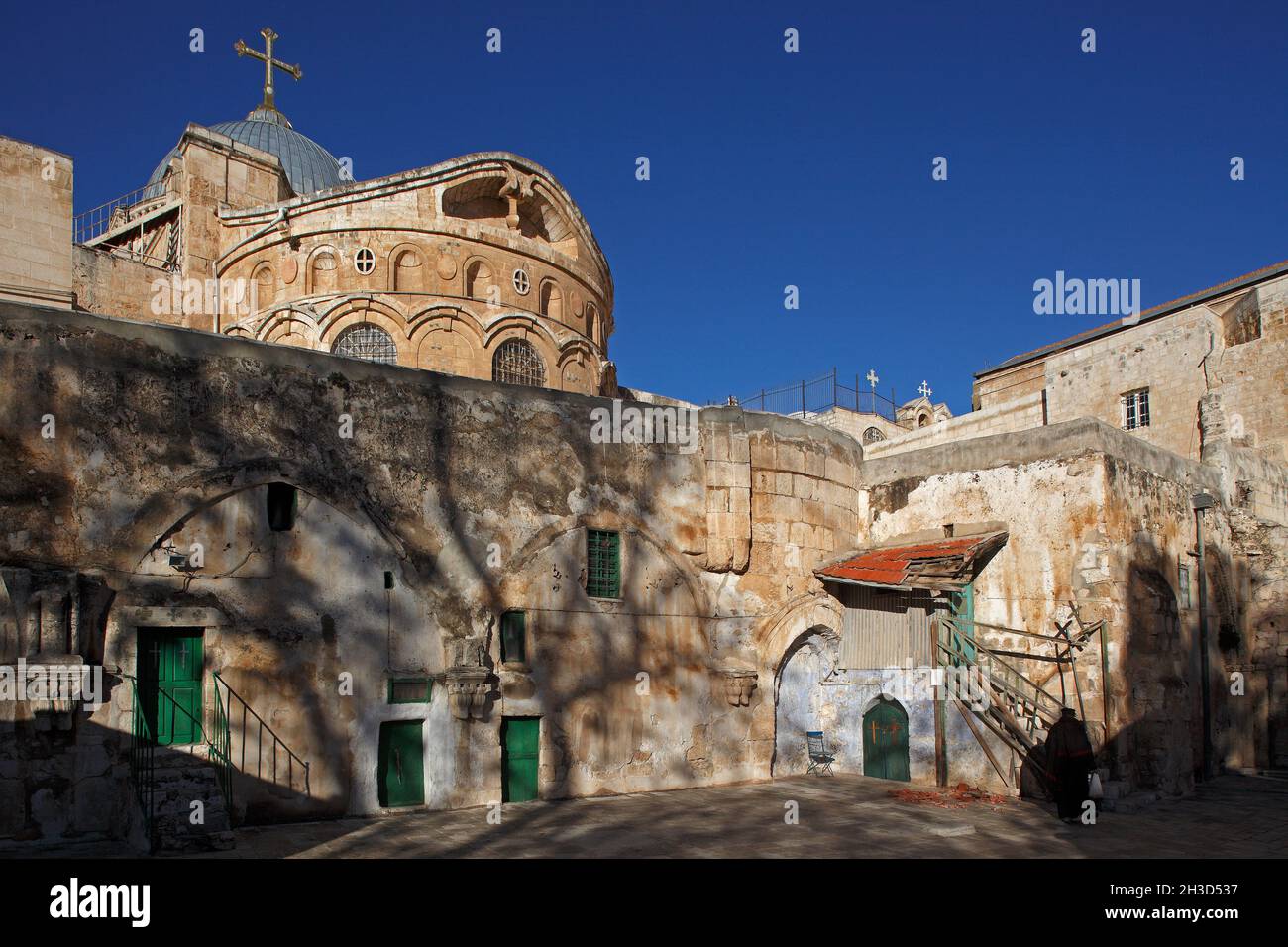 Ethiopian israel jerusalem coptic monastery hi-res stock photography ...