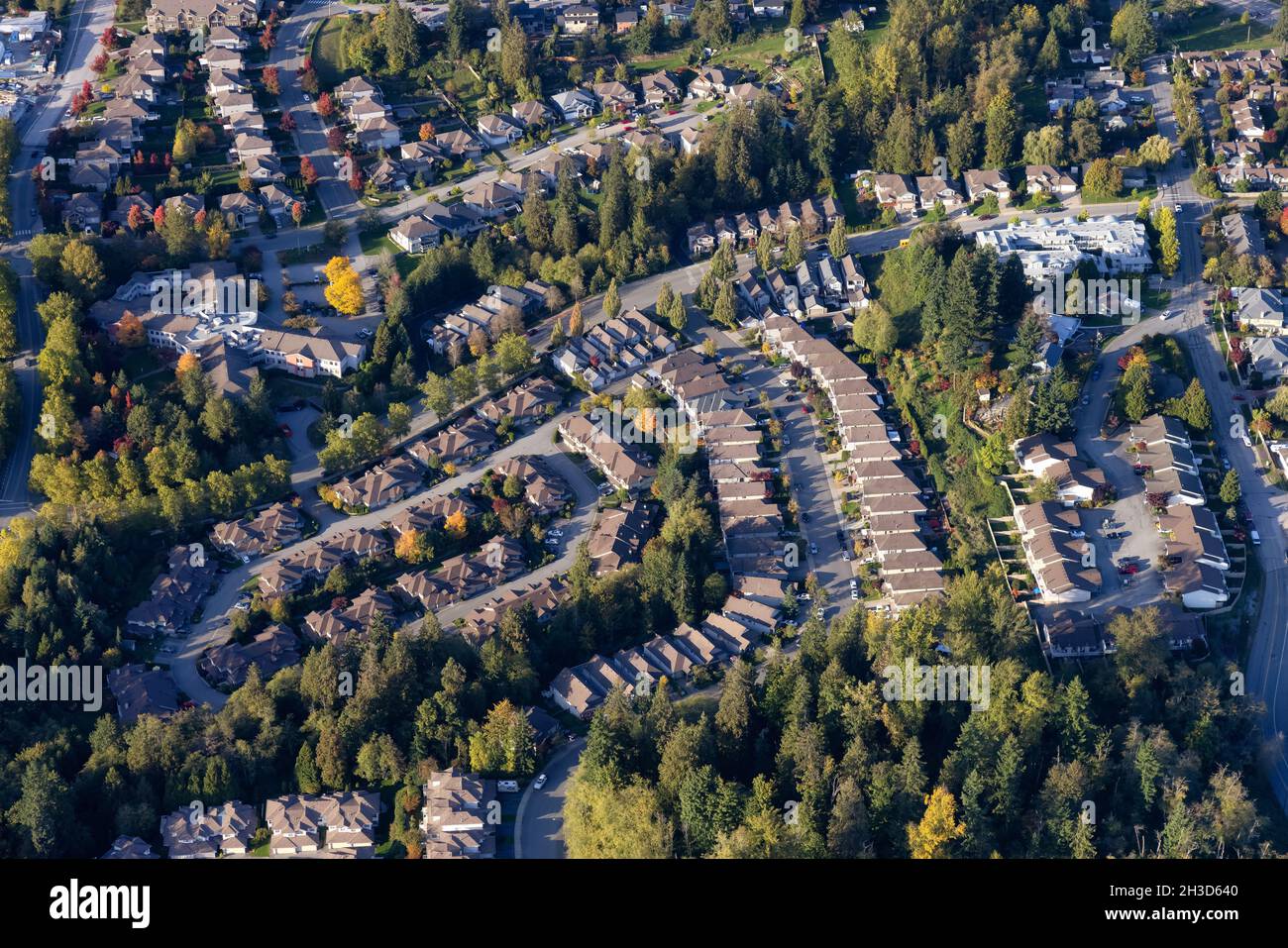 Aerial view vancouver bc city hi-res stock photography and images - Alamy