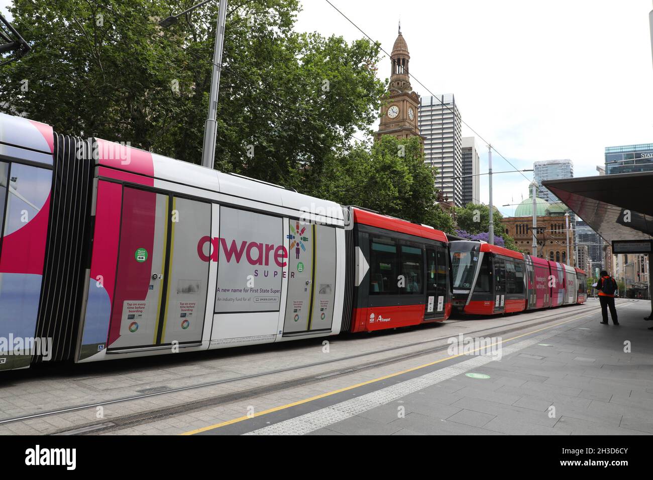 Sydney light rail stop hi-res stock photography and images - Alamy