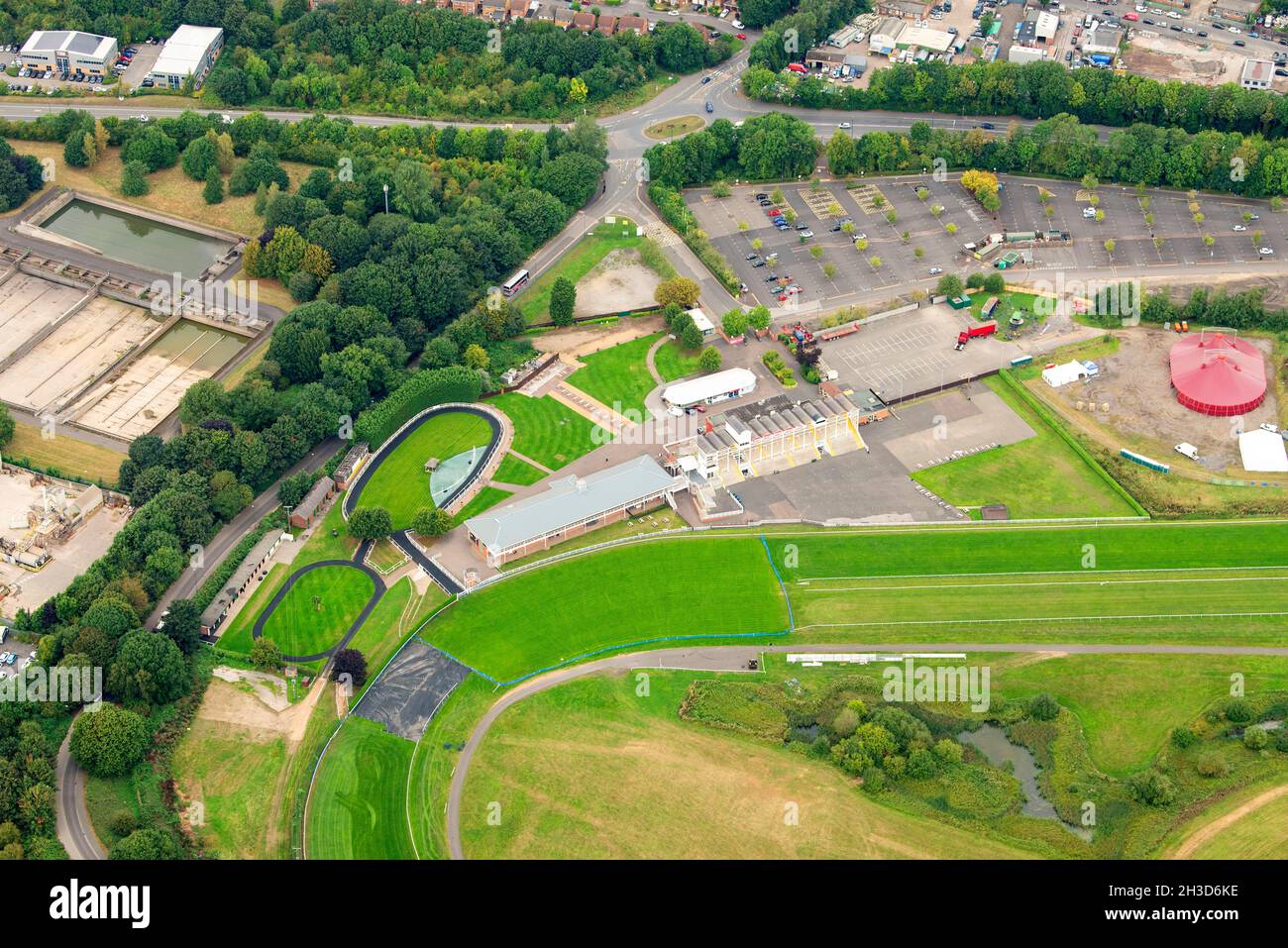Aerial image of the Colwick Racecourse, Nottingham Nottinghamshire ...