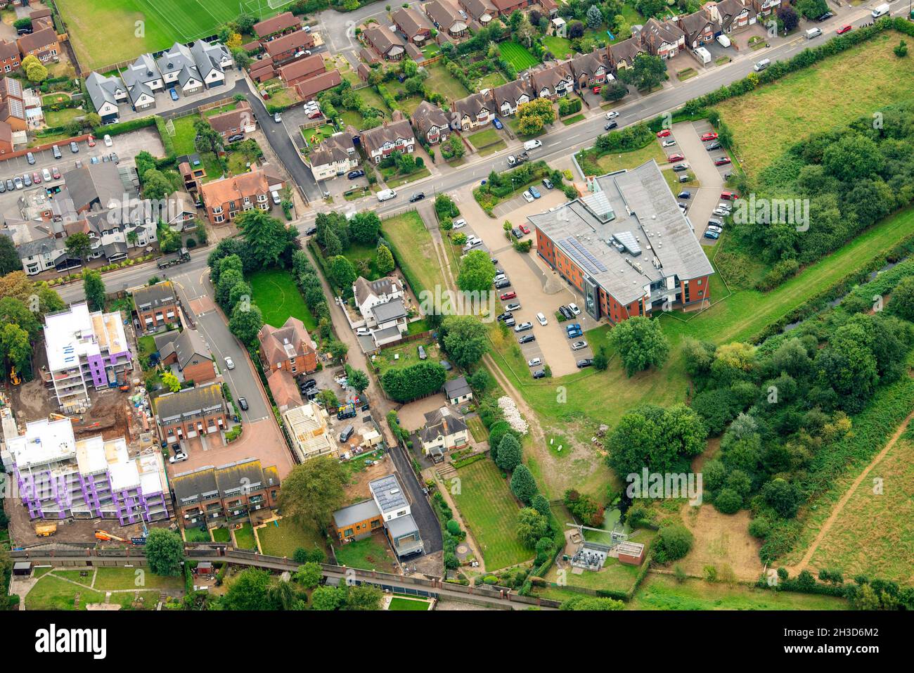 Aerial Image of Wilford in Nottingham Nottinghamshire England UK Stock ...