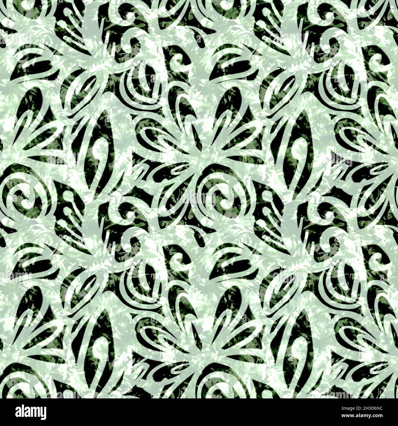 Forest green jungle nature texture. Seamless foliage leaf 2 tone design ...