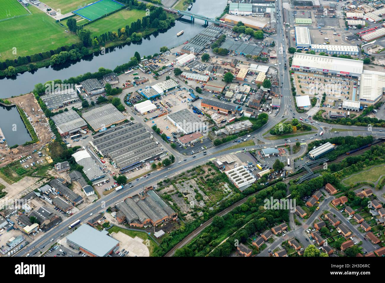 Aerial image of the Colwick Loop Road, Nottingham Nottinghamshire ...