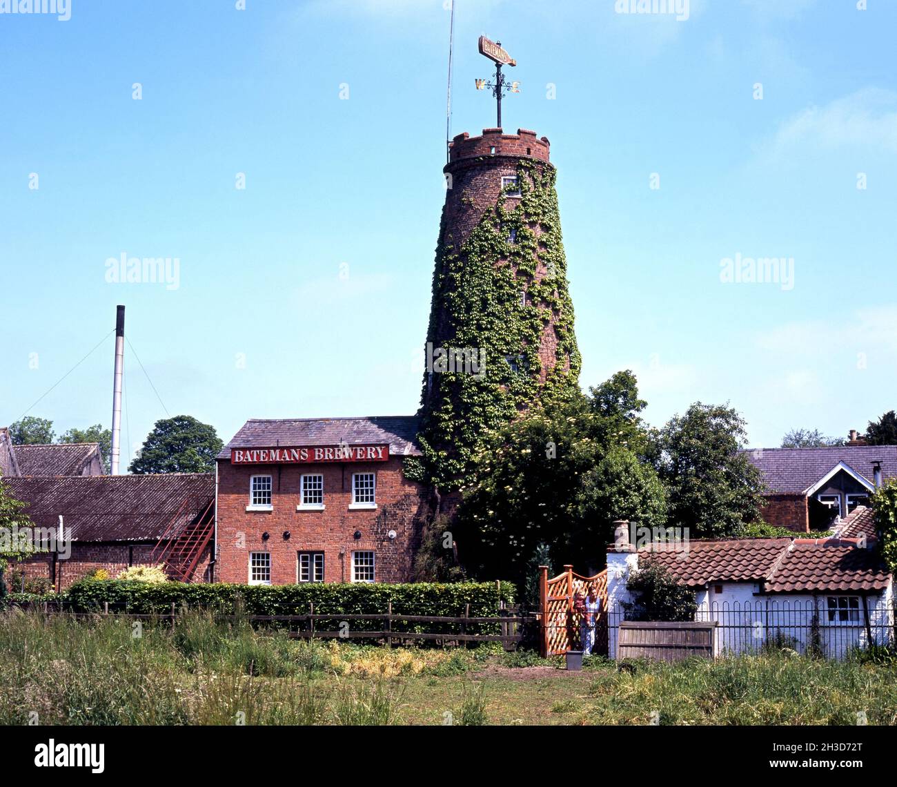 Batemans Brewery and windmill tower (Salem Bridge Brewery), Wainfeet ...