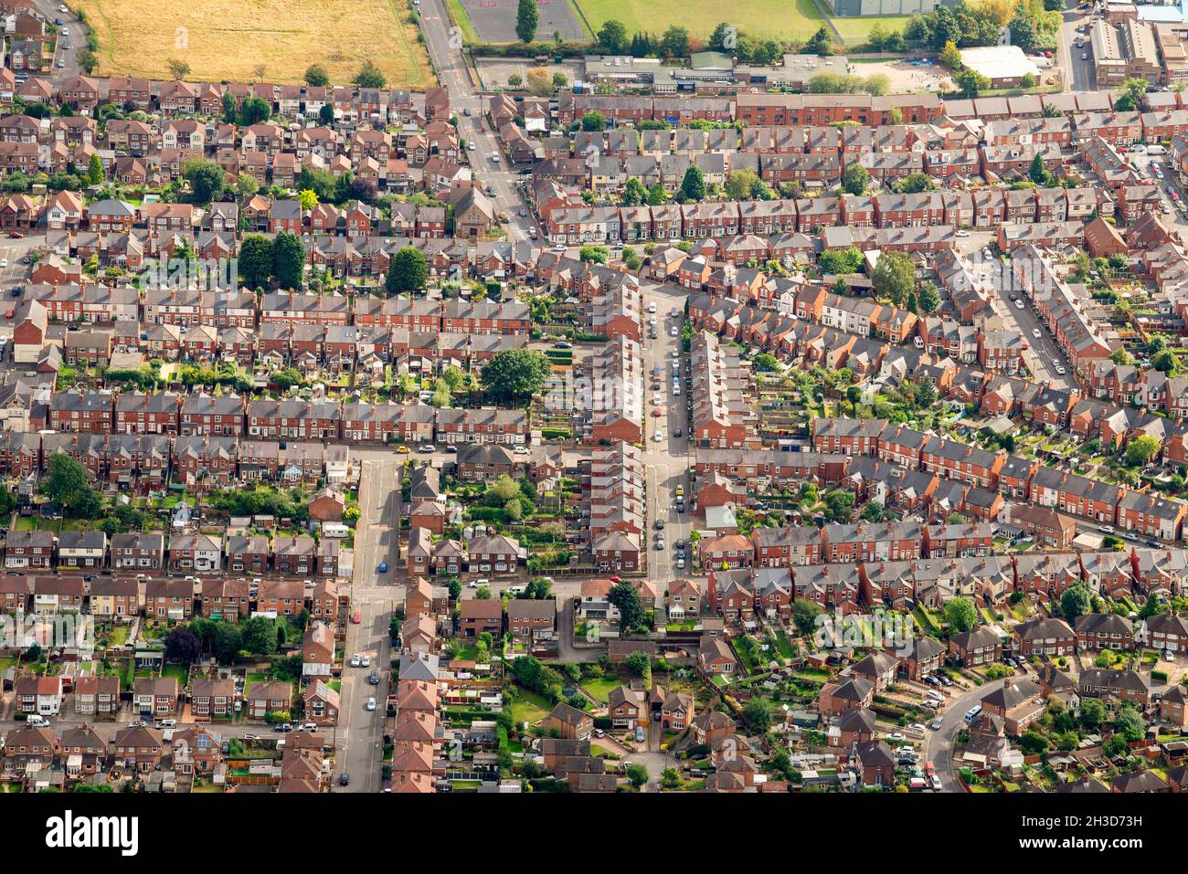 Aerial Image of Nottingham, Nottinghamshire England UK Stock Photo - Alamy