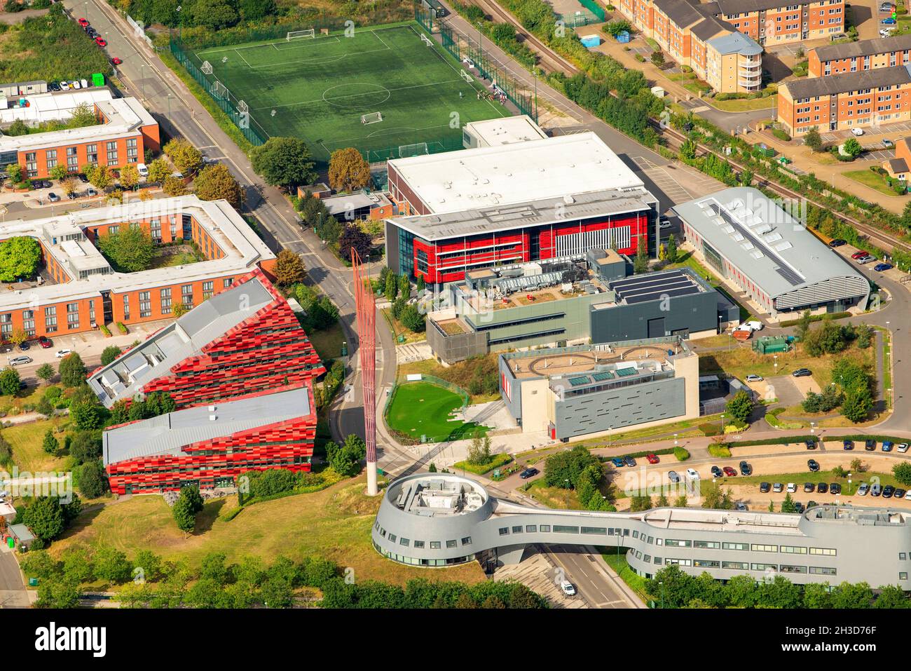 Aerial image of the Nottingham University Jubilee Campus ...