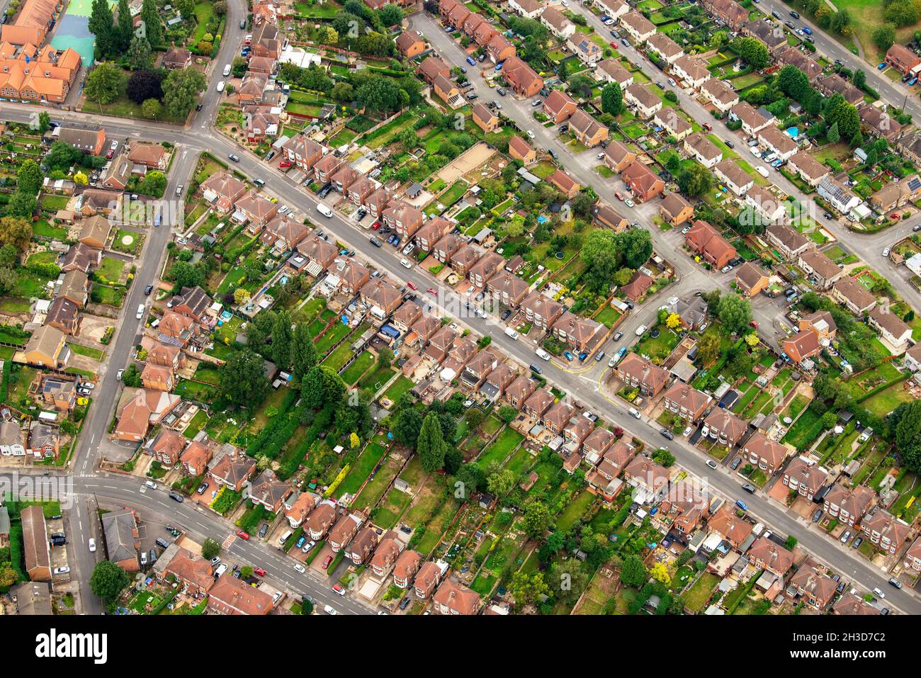 Aerial Image of Mapperley in Nottingham Nottinghamshire England UK ...
