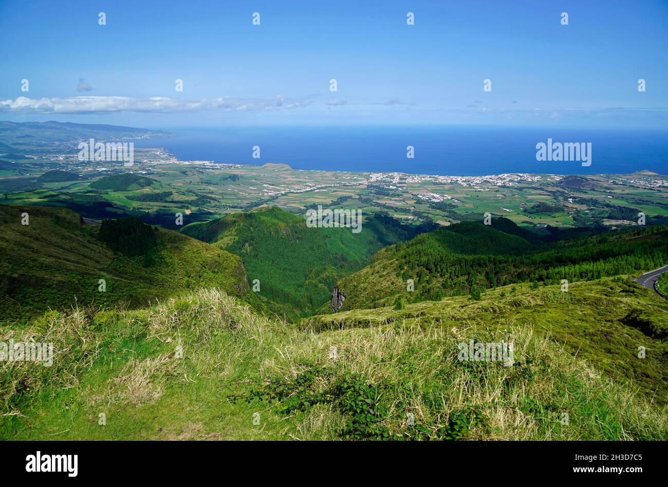 amazing landscape on the azores islands Stock Photo - Alamy