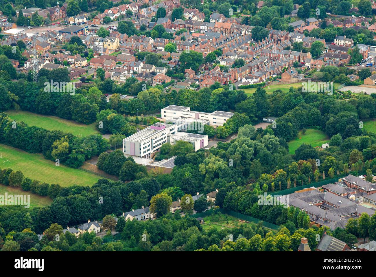Aerial Image of Nottingham Academy Ransom Road Campus in ...