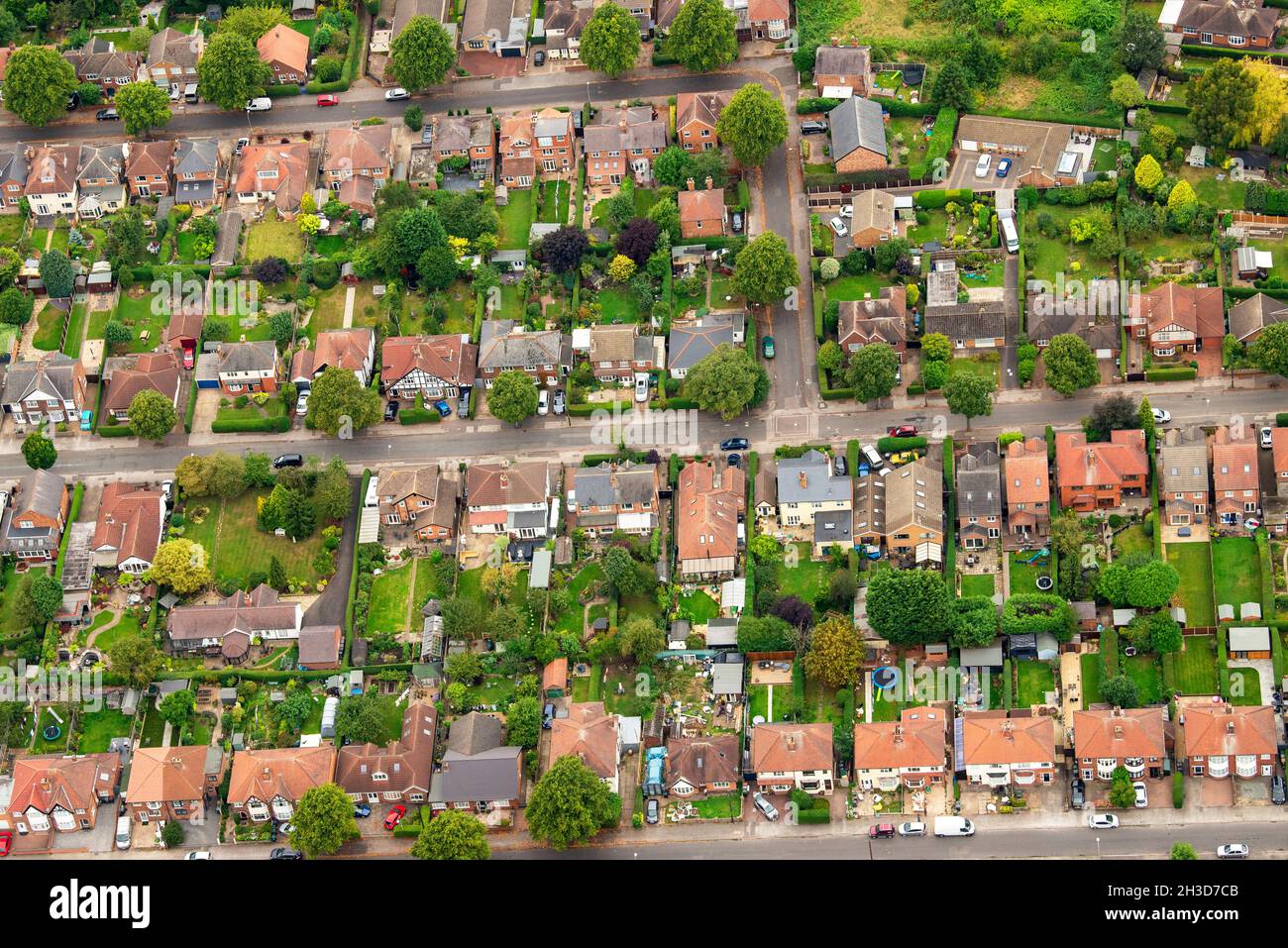 Aerial Image of Mapperley in Nottingham Nottinghamshire England UK ...