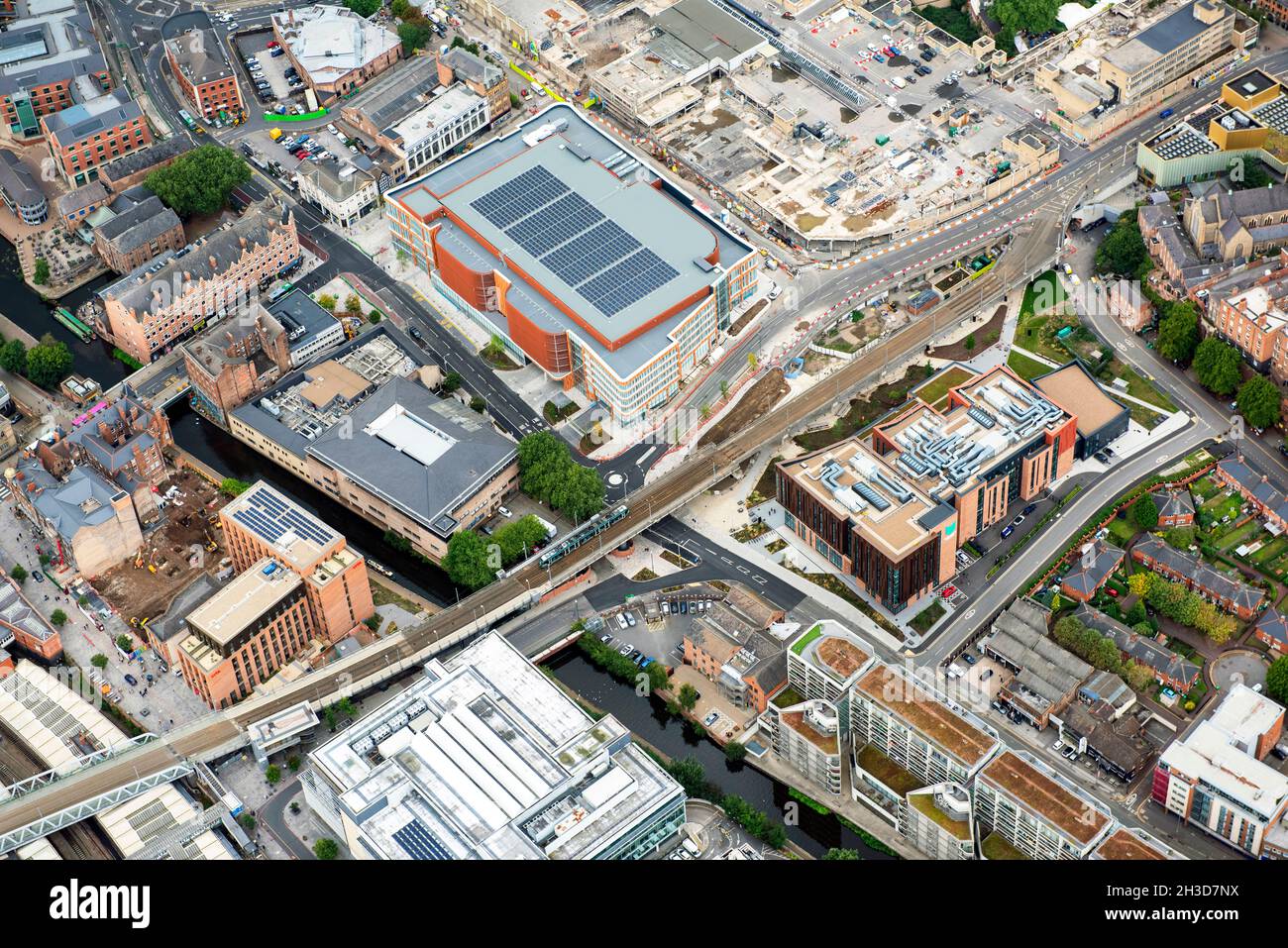 Aerial image of the South Side of Nottingham City, Nottinghamshire ...