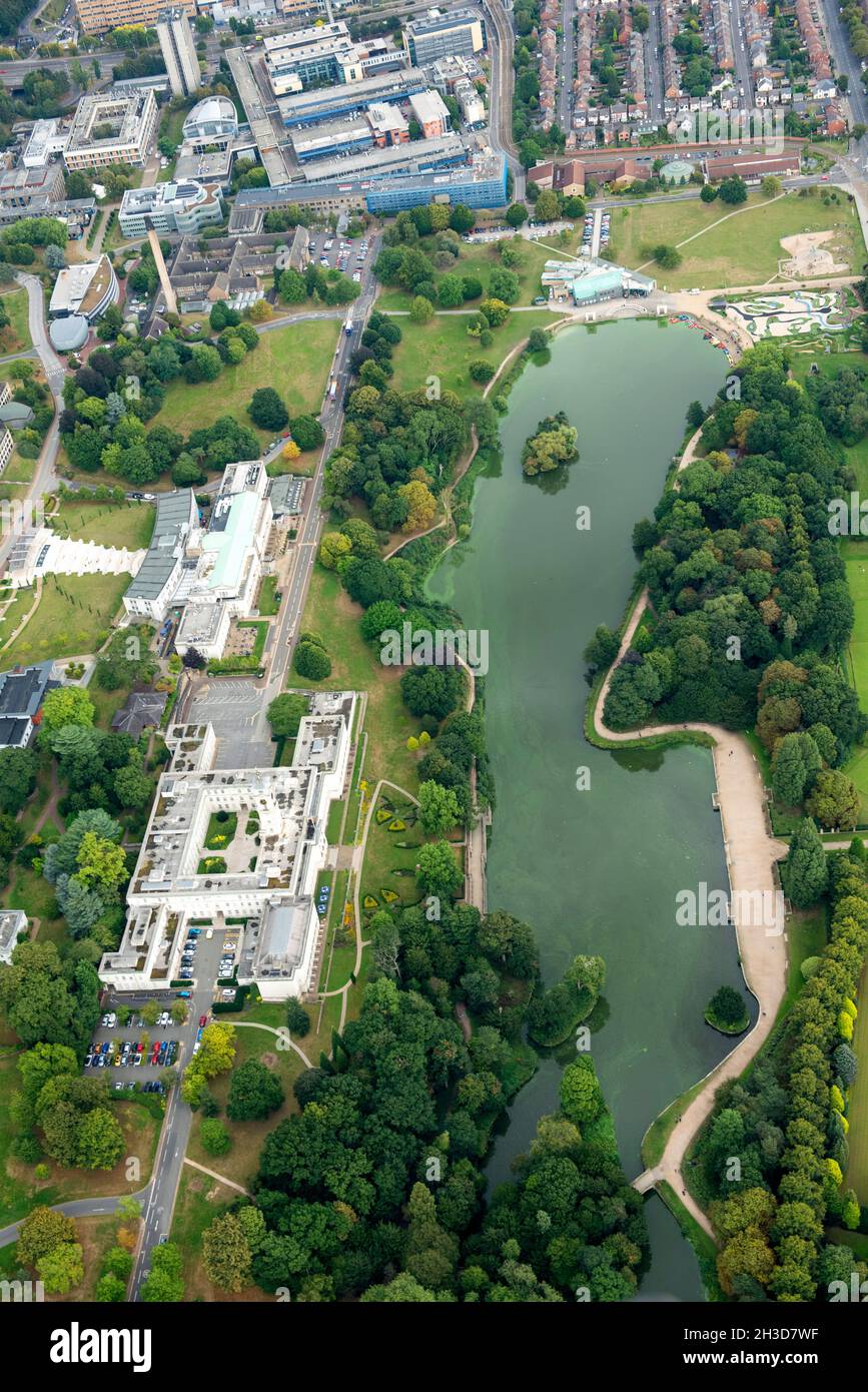 Aerial image of Highfields Park and University Park Campus in ...