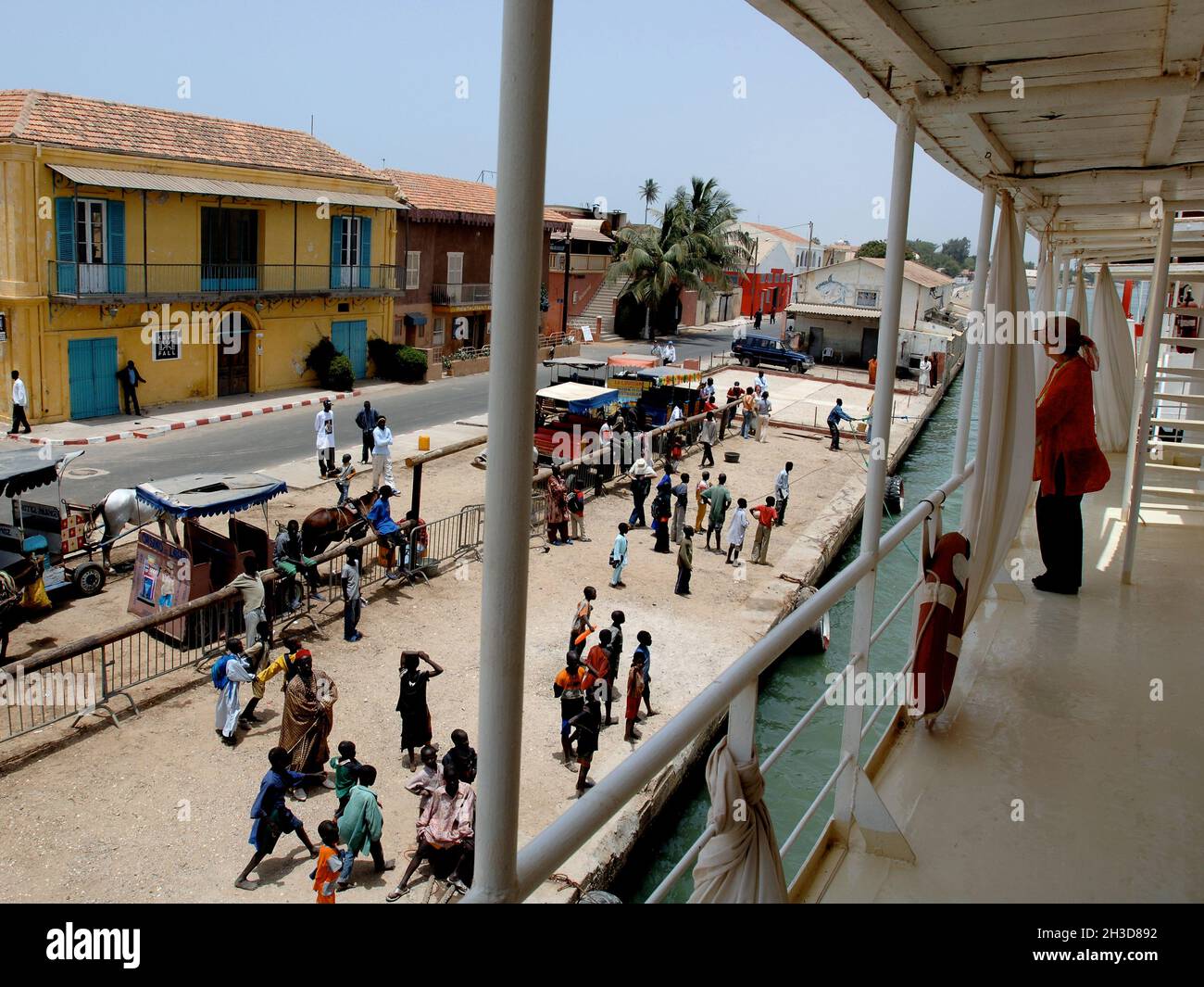SENEGAL. SAINT LOUIS REGION. THE CRUISE SHIP BOU EL MOGDAD DATING BACK ...