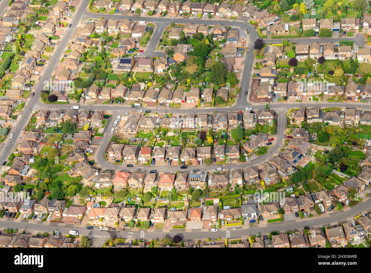 Aerial Image of Nottingham, Nottinghamshire England UK Stock Photo - Alamy