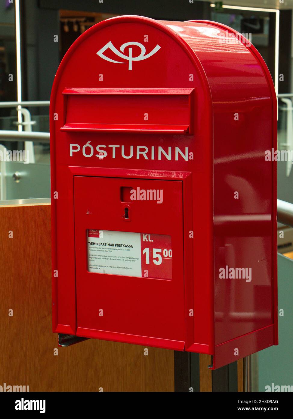 Post box in Reykjavik, Iceland, Europe Stock Photo - Alamy