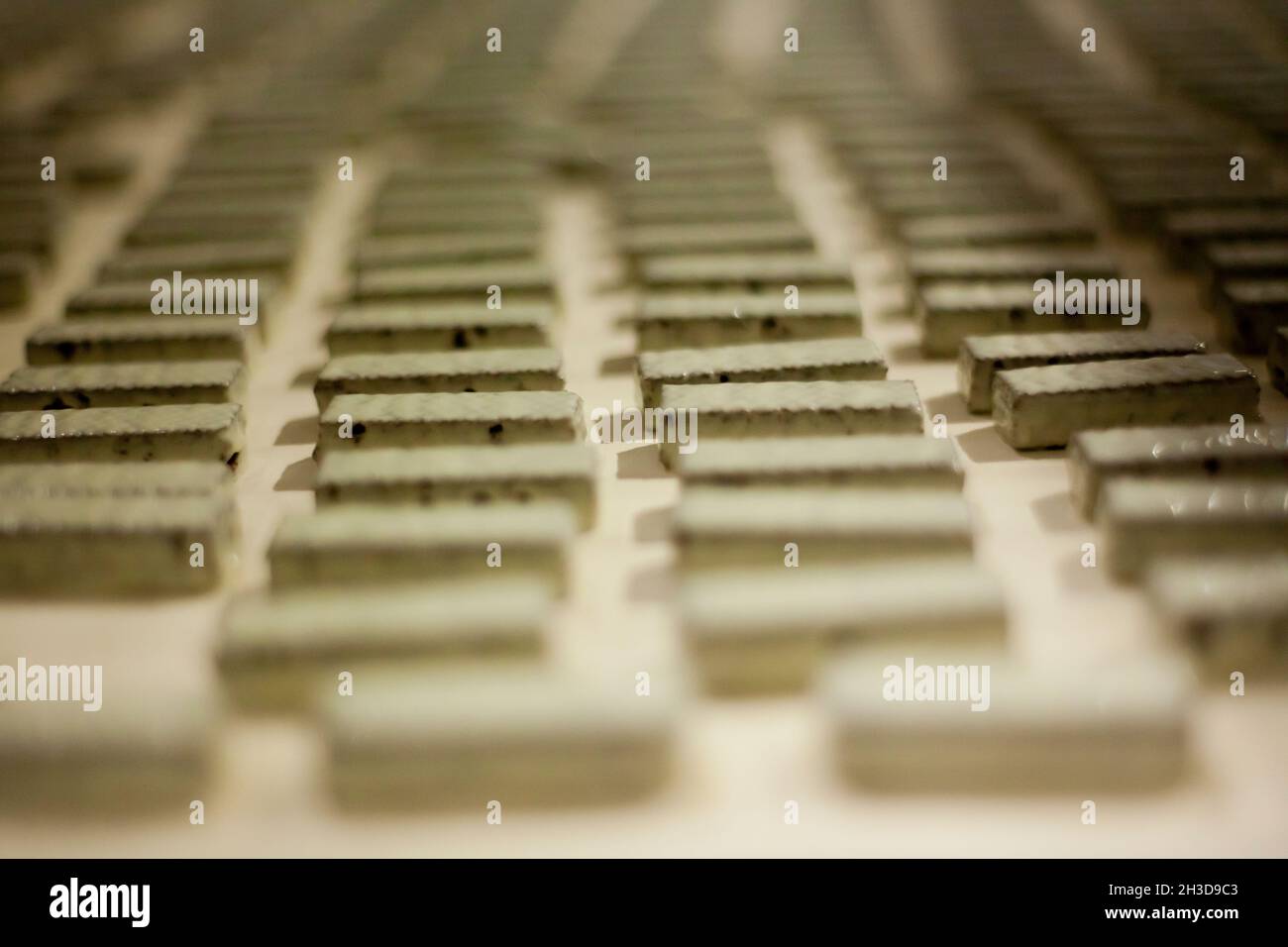 Chocolate production factory - production line. High quality photo ...