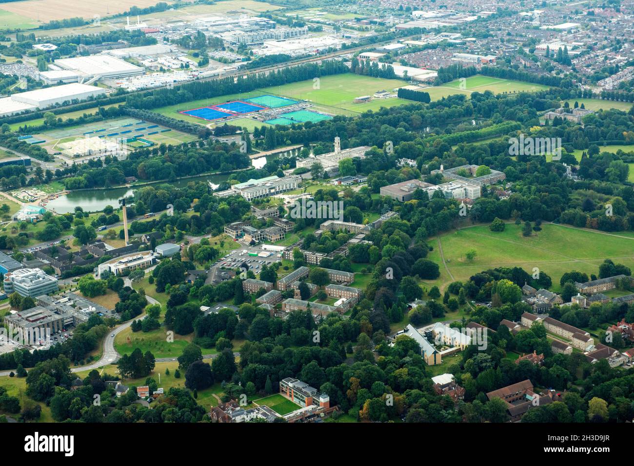 Aerial image of Highfields Park and University Park Campus in ...