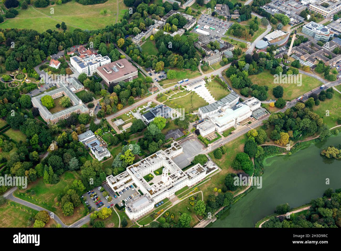 Aerial image of Highfields Park and University Park Campus in ...