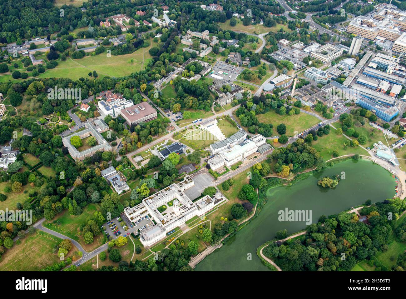 Aerial image of Highfields Park and University Park Campus in ...