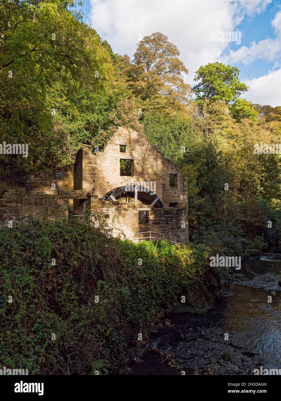 The river Ouseburn was was used to power mills of the Industrial ...