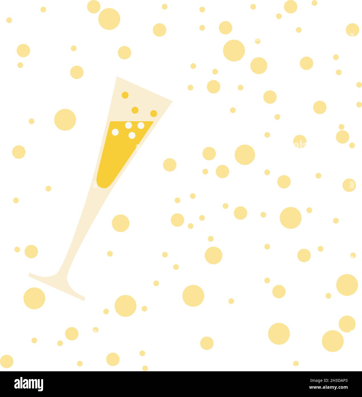 drink a toast to the party, vector on white background Stock Vector ...