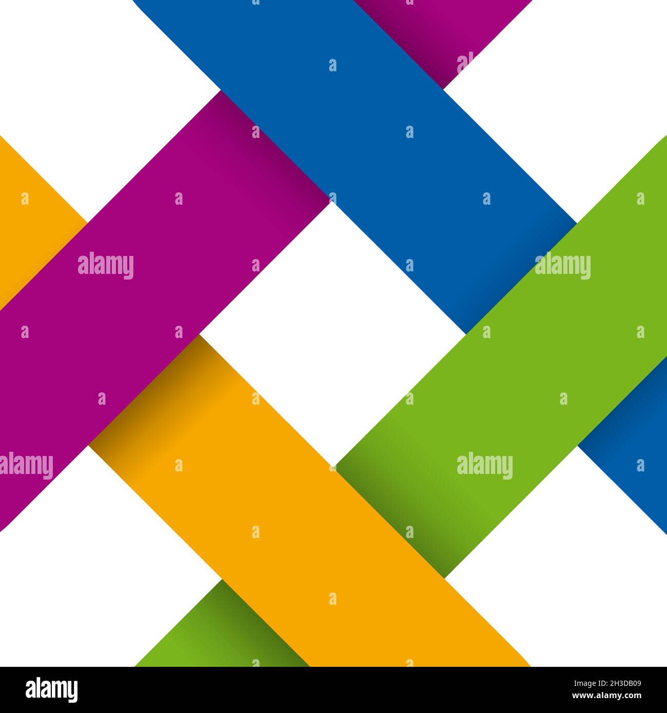 Vector abstract background, concept of synergy and teamwork, with ...