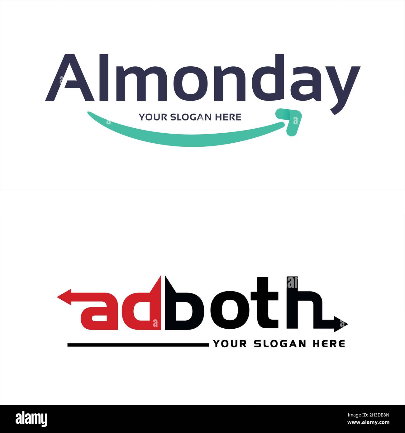 Wordmark logo design Stock Vector Image & Art - Alamy