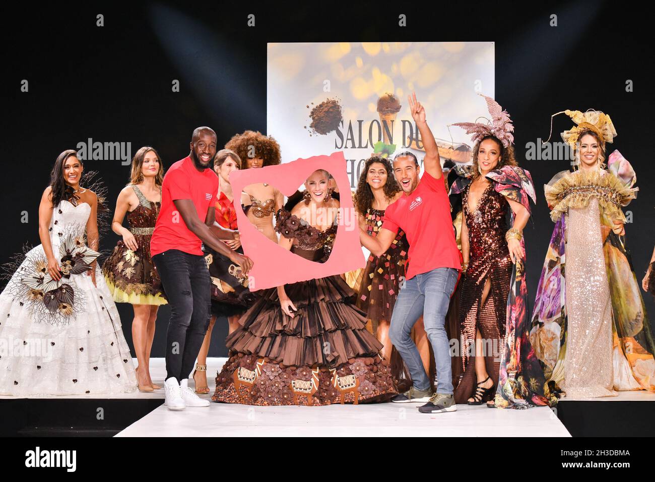 Final picture runway during the opening night of the 'Salon du Chocolat ...