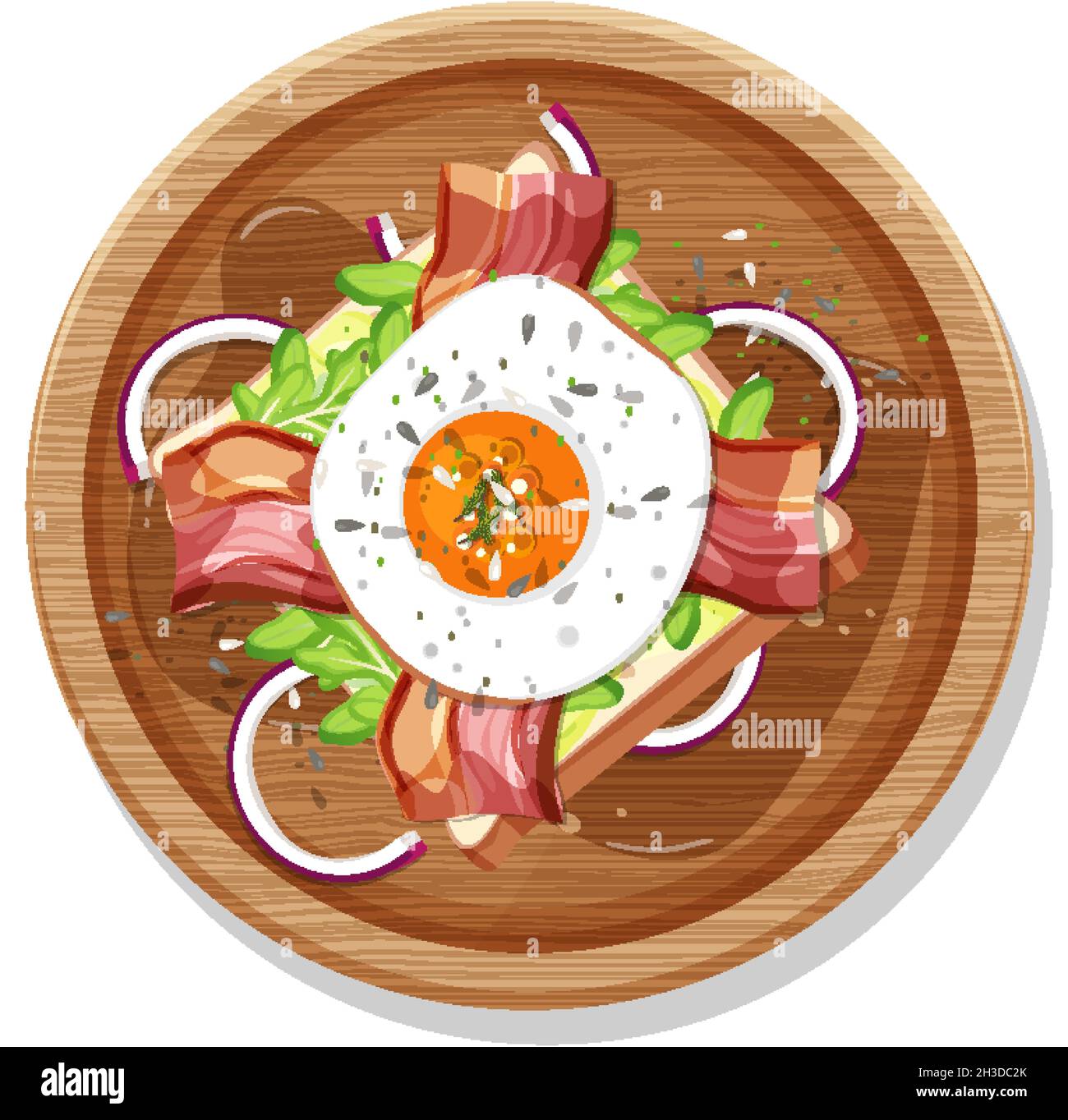 Breakfast Plate Cartoon