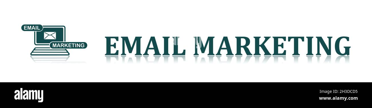 Illustration of an email marketing concept Stock Photo - Alamy