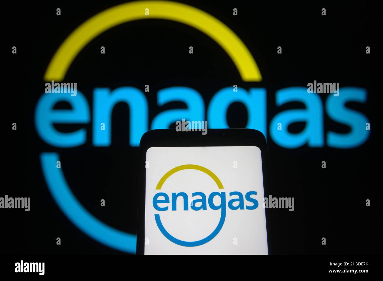 Enagas logo hi-res stock photography and images - Alamy