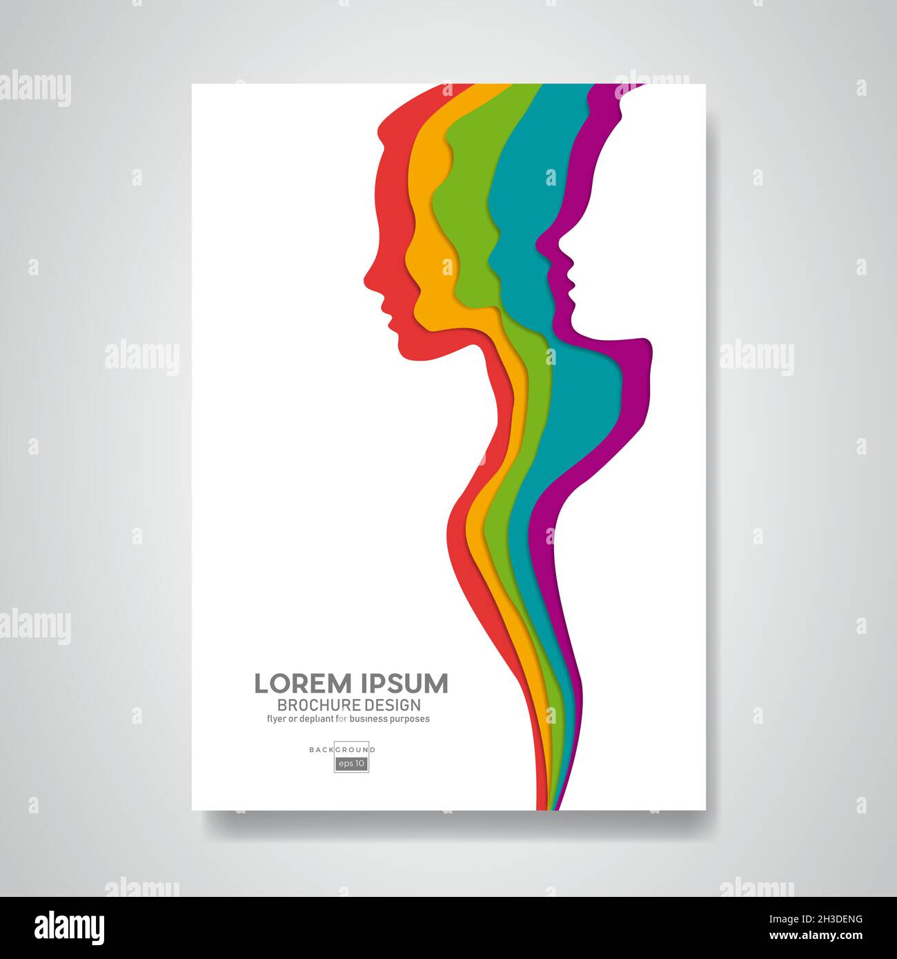 Evolution and change of a woman.Concept of body care. Vector background ...