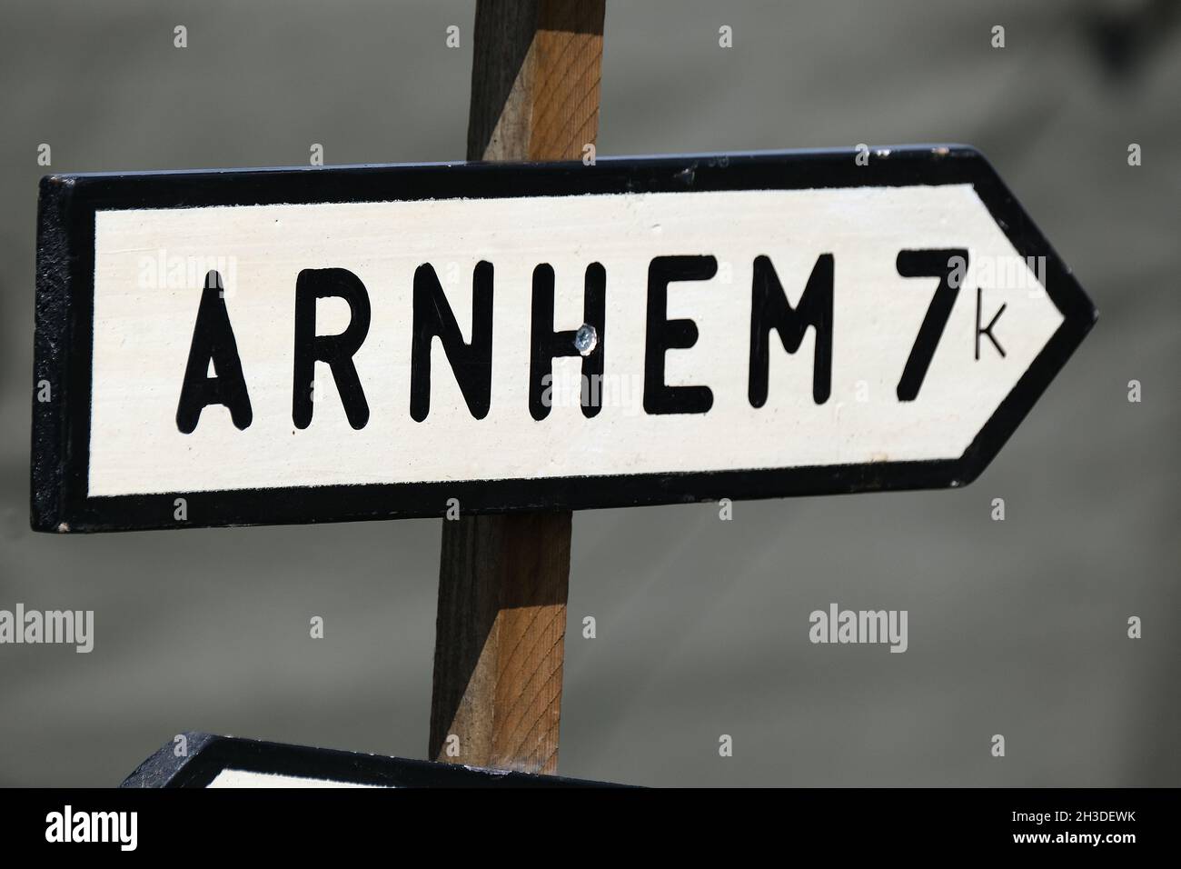 reproduction road sign from the second world war Market Garden ...