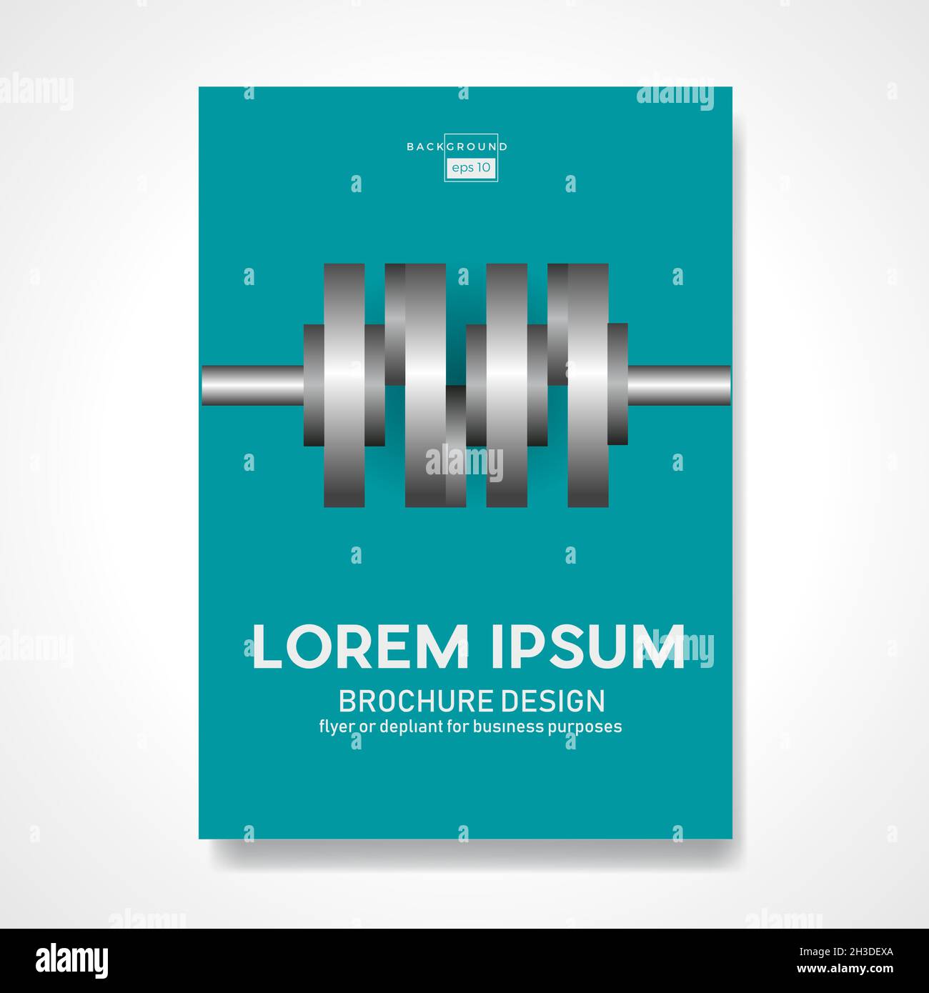 Crankshaft, car engine concept. Retro abstract vector background and ...