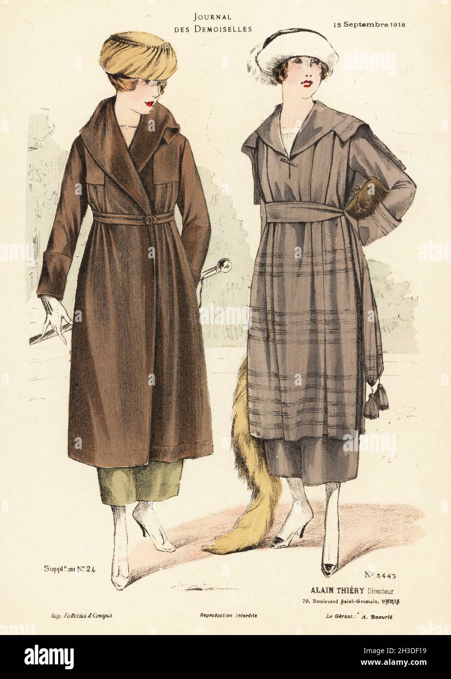 Womens fashion in 1918 hi-res stock photography and images - Alamy