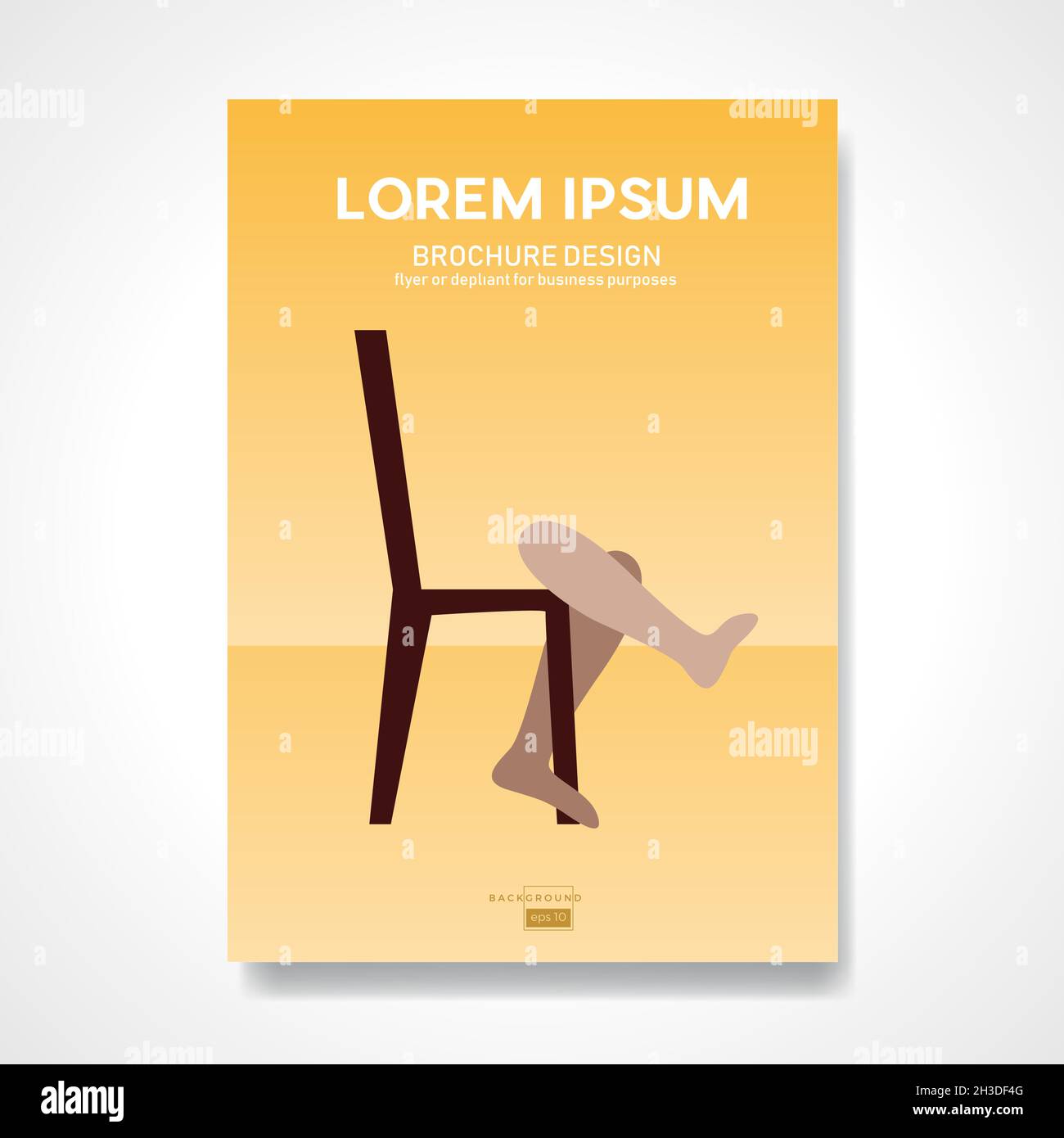 Invisible man seated with crossed legs. Retro vector background ...