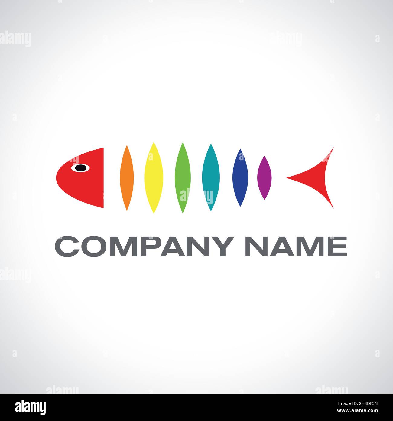 Fish Skeleton Logo Restaurant