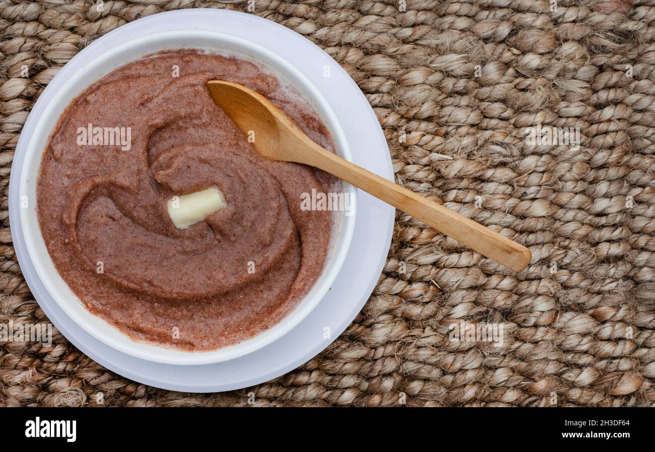 Traditional south African sorghum porridge Stock Photo - Alamy