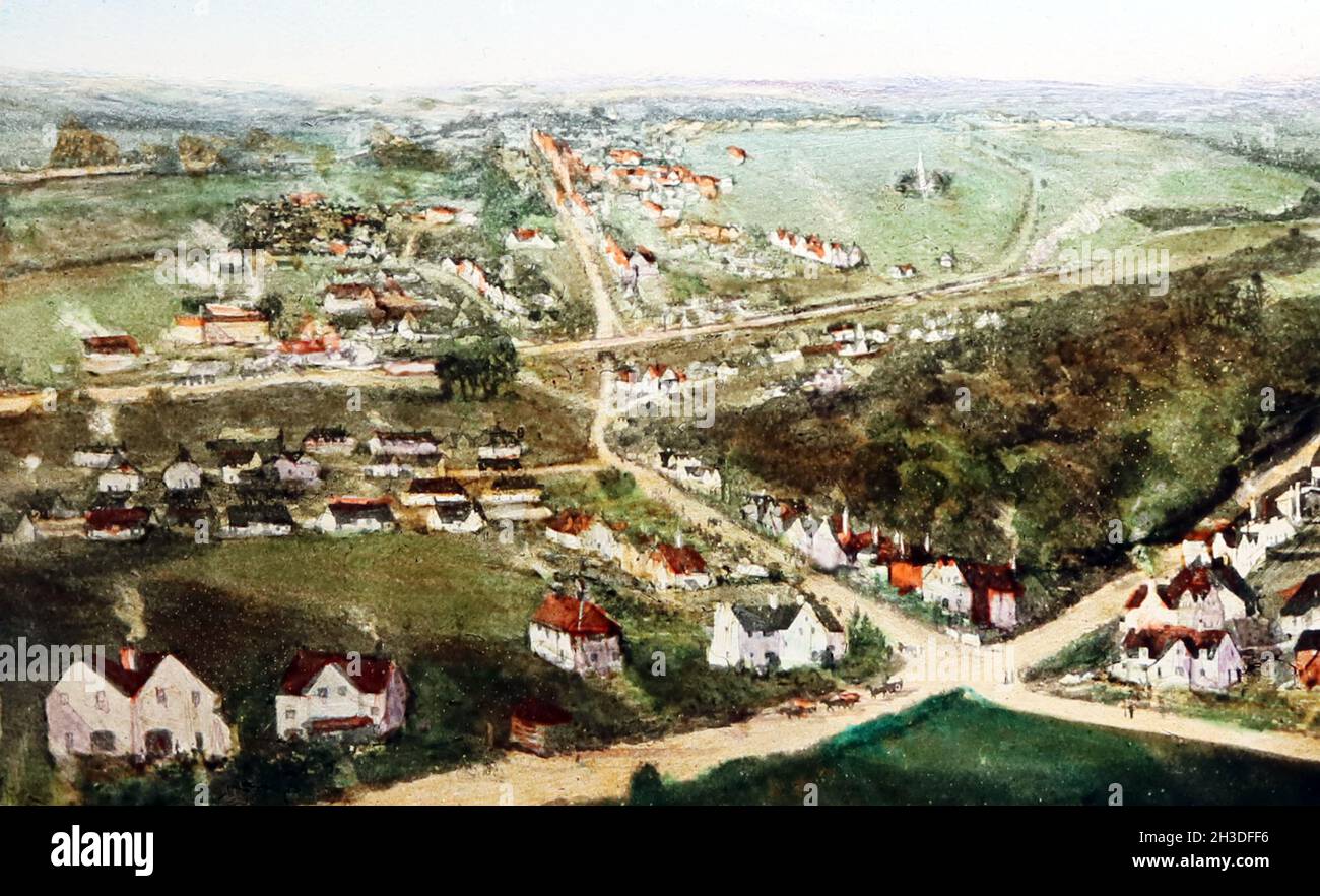 Letchworth garden city drawing hi-res stock photography and images - Alamy