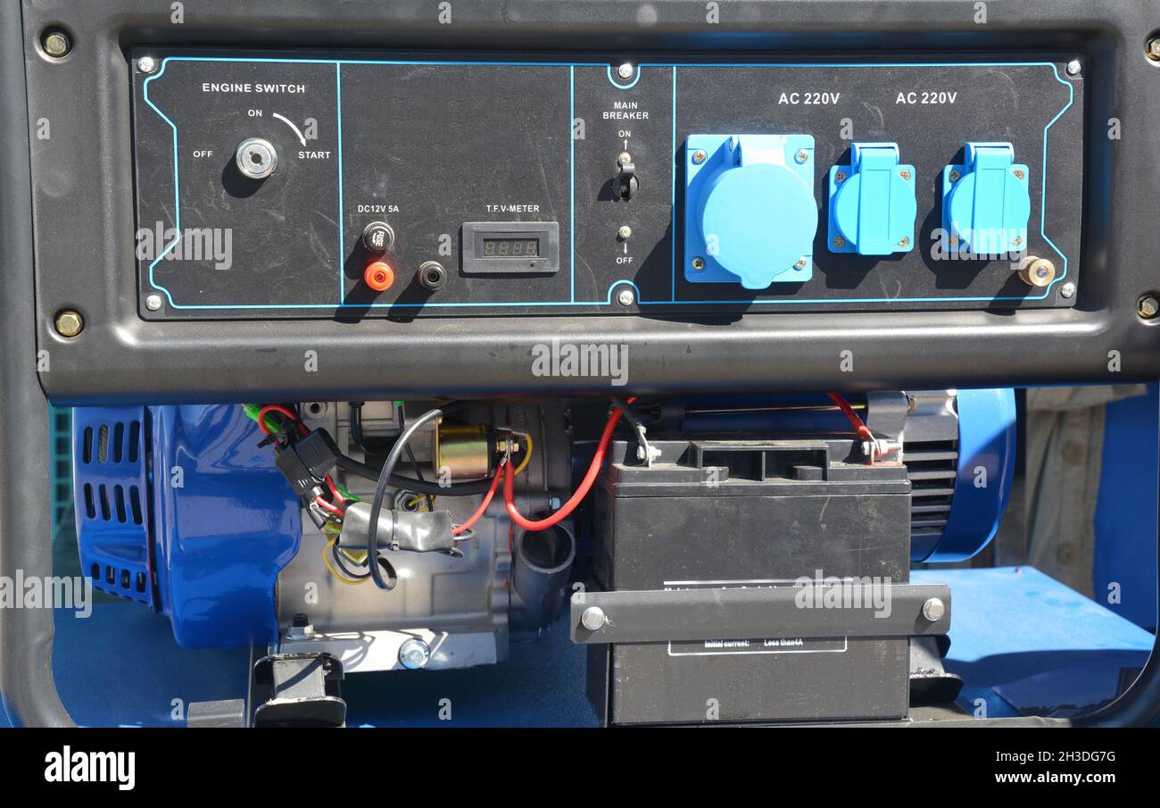 Standby generator - outdoor power equipment. Portable generator standby ...