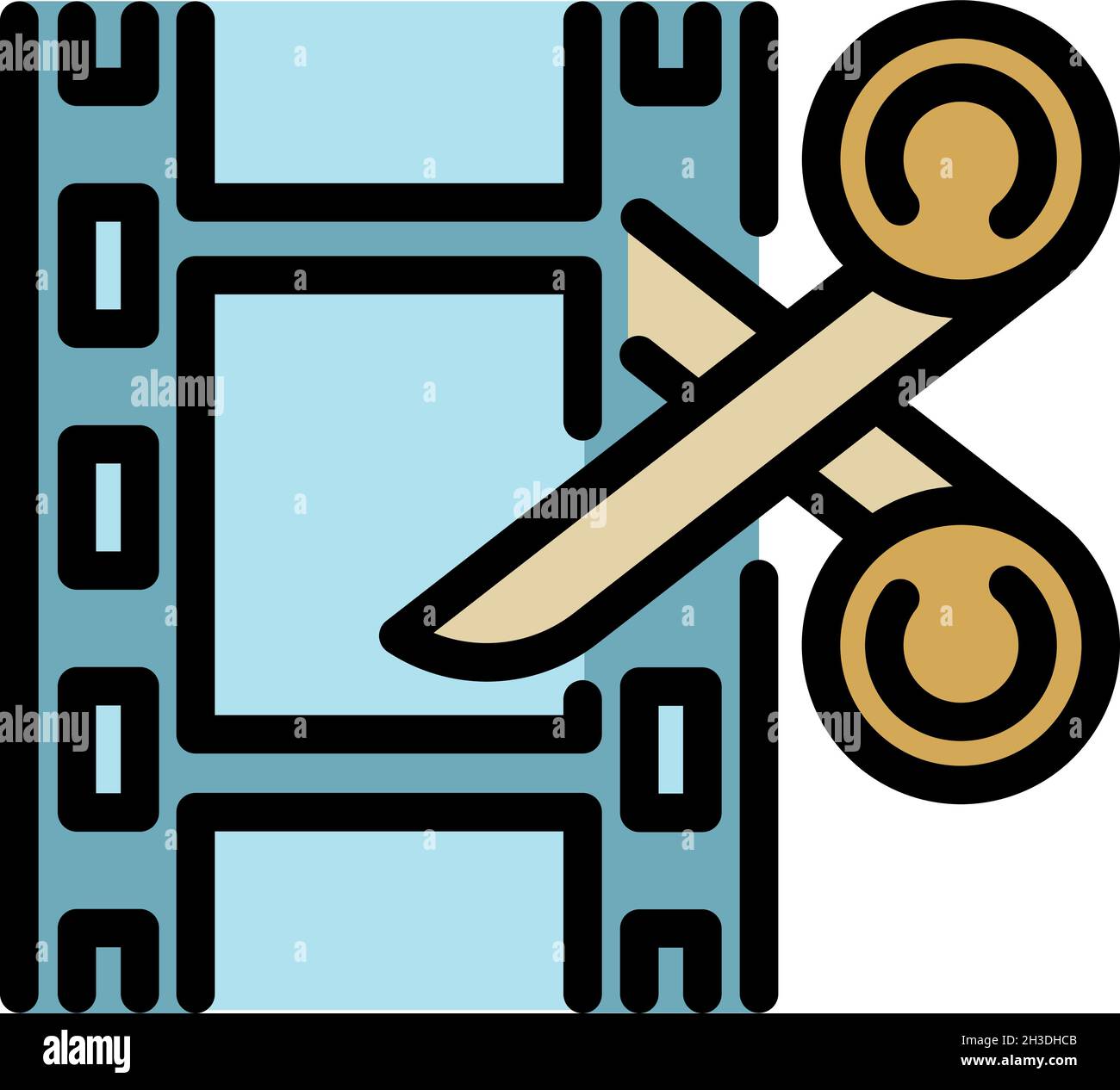 Open cut positive silhouette Stock Vector Images - Alamy