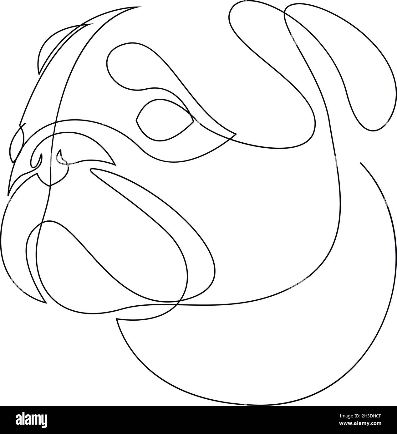 Pug sketch hi-res stock photography and images - Alamy