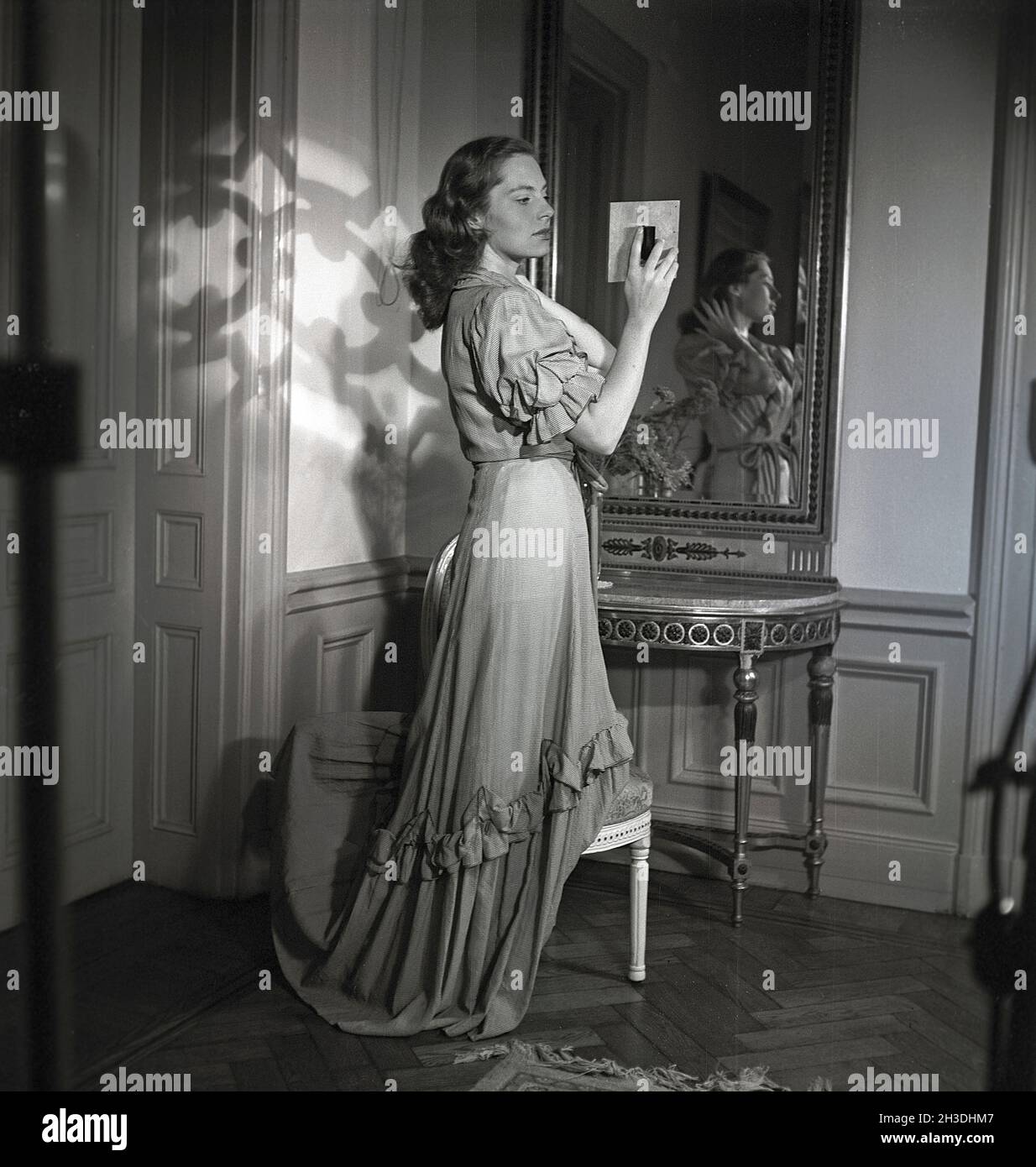 Viveca Lindfors. Swedish-American Actress. 1920-1995. She is looking at ...